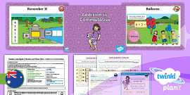 Commutative Property of Addition Dice Game (teacher made)