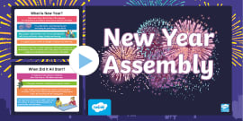 KS2 New Year Assembly Pack (teacher made) - Twinkl