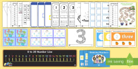 Numbers 0-20 Cards (teacher made) - Twinkl