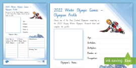 Winter Olympics Interactive Word Search (teacher made)
