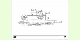 FREE! - Edinburgh Castle Colouring Sheet | Colouring Sheet