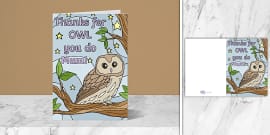 Thank You Teacher Card Pack | Twinkl Party (teacher made)