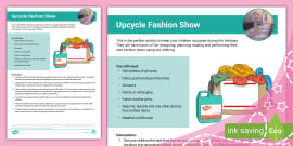 Fashion Design Studio Clothing Design Worksheet / Worksheet