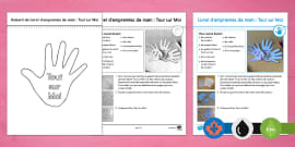 All About Me Inside and Out Art Activity French - Twinkl