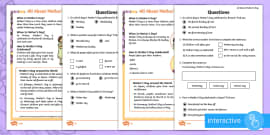 KS1 Mother's Day Differentiated Reading Comprehension Activity