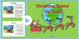 Father Christmas Around the World PowerPoint | KS1 Resource