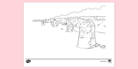 Bay Colouring | KS1 Colouring Sheets | Twinkl Resources