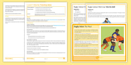 Rugby: Rucking Lesson Pack (teacher made) - Twinkl