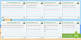 A Christmas Miracle Writing Worksheet / Worksheet - Twinkl