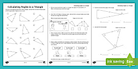 👉 Angles in a Triangle Display Poster