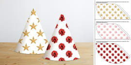Christmas Party Hats | Simple Christmas Craft for Kids