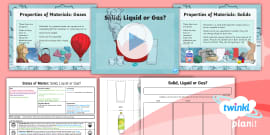 Solid, Liquid and Gas Worksheet - Science Resource - Twinkl