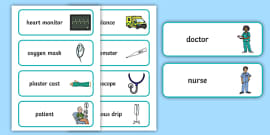 Doctor's Surgery Flash Cards - ESL Role Play Resources