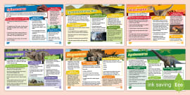 Dinosaur Fact Cards Printable - Primary Resources - Twinkl