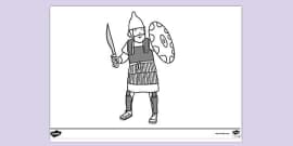 Simon Maccabee Colouring Sheet