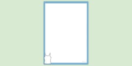 FREE! - Simple Blank Totem Pole Outline Page Border | Page Borders