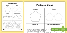 Heptagon Shape Worksheet - Hexagon Shape Worksheet