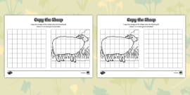 Describe the Sheep Worksheet (teacher made) - Twinkl