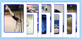 Gymnastics Instructions Word Mat