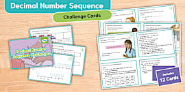 Decimal Place Value Riddle Challenge Cards