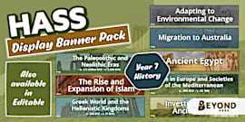 HASS (Year 8 History) Banners Pack