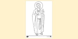 KS1 Saint Peter and Saint Paul Colouring Sheets - Twinkl