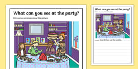 Picture and Prompts Writing Template Summer Term Pack