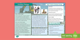 KS1 What Is Climate Change? Resource Pack (Teacher-Made)