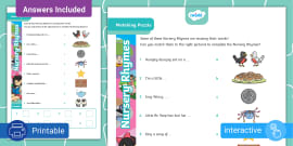 Nursery Rhyme Display Board Pack | Twinkl (teacher made)