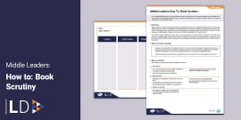 Work and Book Scrutiny Report (Teacher-Made)