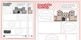 Vikings Finish the Comic Strip Worksheet - Twinkl