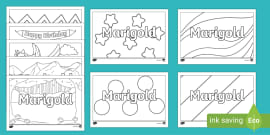 FREE! - Madison Name Simple Colouring Activity Sheets