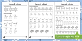 Numeralul ordinal - Fișă de lucru