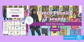 👉 French Phonics 'gn' Sounds Interactive Word Mat