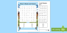 'dr' Blend Word Search