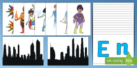 EYFS Growth Mindset Superhero-Themed Display Pack