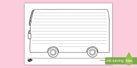 FREE! - Red London Bus Page Border | Page Borders - Twinkl