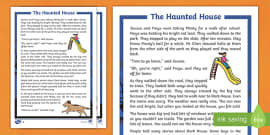The Haunted House - Halloween Rhyme (teacher made) - Twinkl
