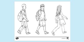 FREE! - Going to School Colouring Sheet - Back to School Resource