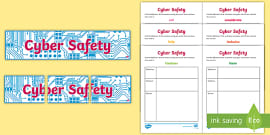 Cyber Safety Flip Book 3-6 (teacher made) - Twinkl