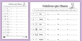 Ficha de actividad: Hallar el intruso en las rimas