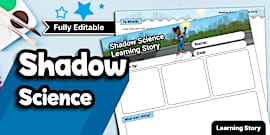 Hearing and Sound Science Learning Story Template (Editable)