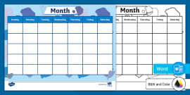 Editable Boho Theme Calendar (teacher made) - Twinkl