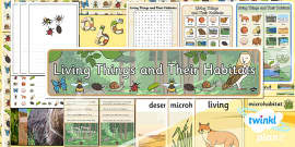 UK Animals Habitats Display Posters (teacher made) - Twinkl