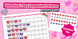 Valentine's Day: Things I Love Activity Sheet