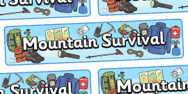 Mountain Biking Display Banner (Teacher-Made) - Twinkl