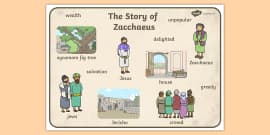 Zacchaeus the Tax Collector Bible Story PowerPoint - Twinkl