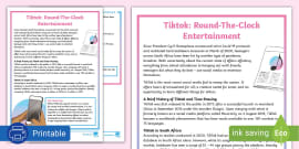 The History of LEGO Reading Comprehension (teacher made)