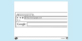 FREE! - Bing Address Bar and Icons Colouring Sheet | Colouring Sheets