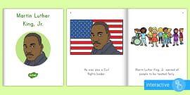 Martin Luther King Emergent Reader | Twinkl (teacher made)